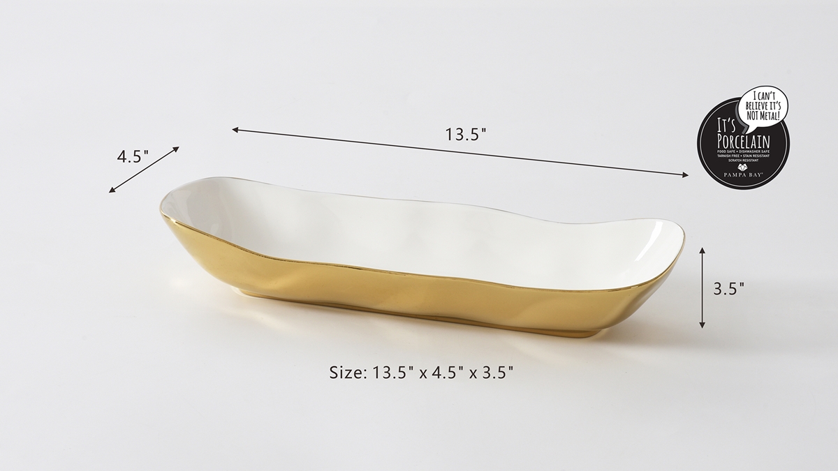 Deep Rectangular Server - PAMPABAY WHOLESALE